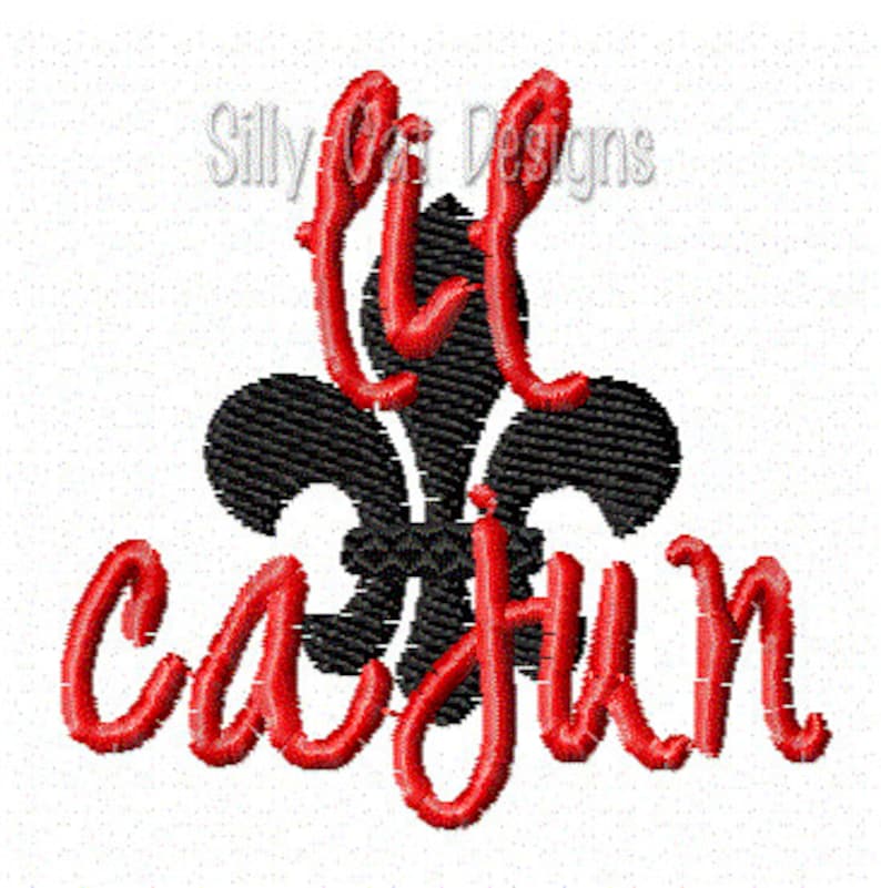 Lil Cajun Fleur De Lis Embroidery Design - Etsy