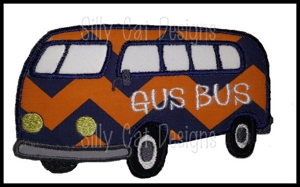 Gus Bus Applique Design - Etsy