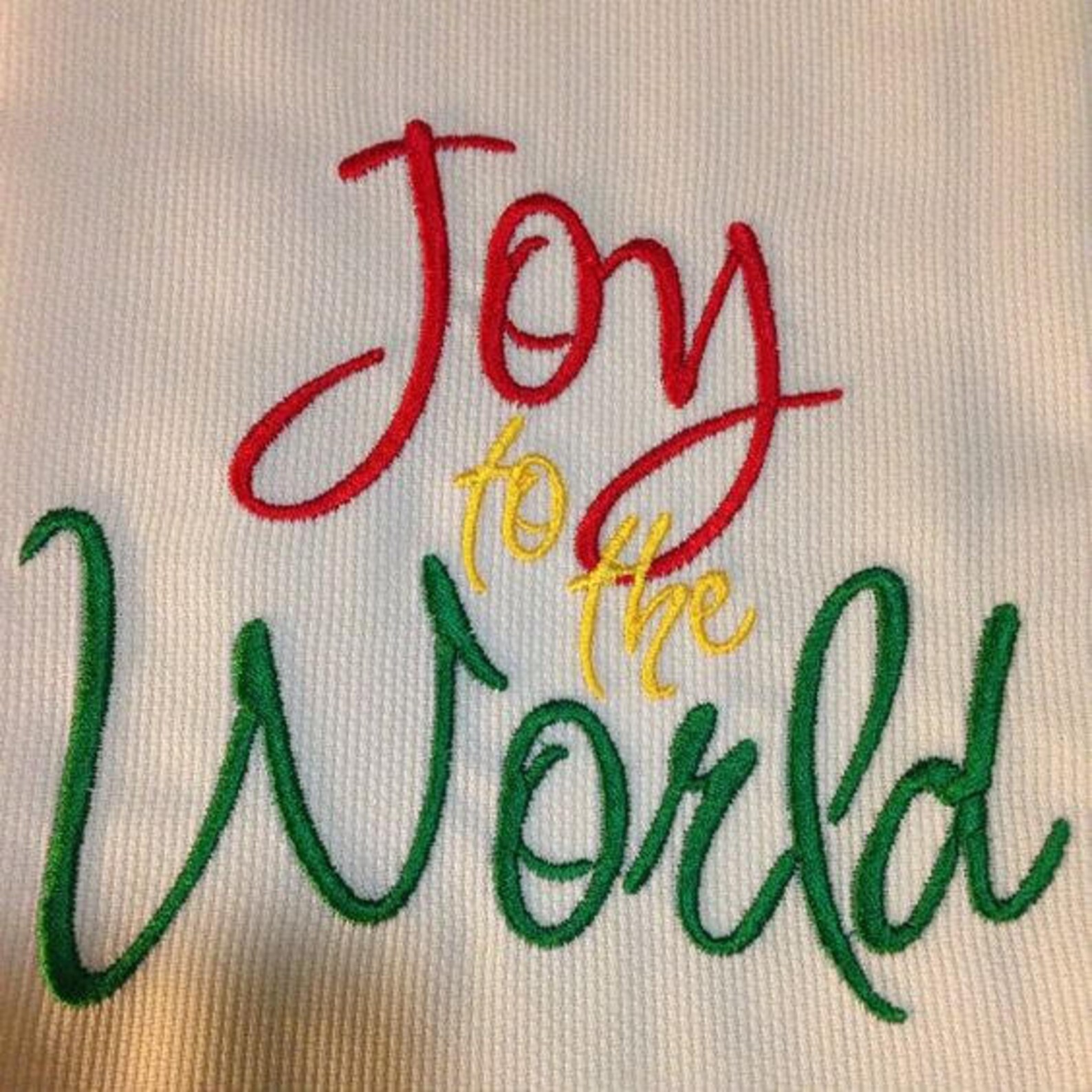 Joy to the World Embroidery Design - Etsy