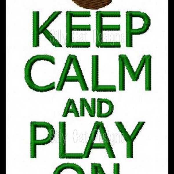 Keep Calm Embroidery - Etsy