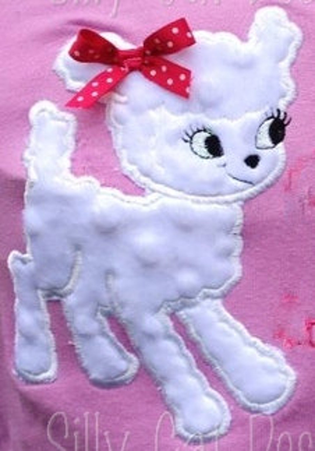 Lamb Applique Machine Embroidery Design - Etsy
