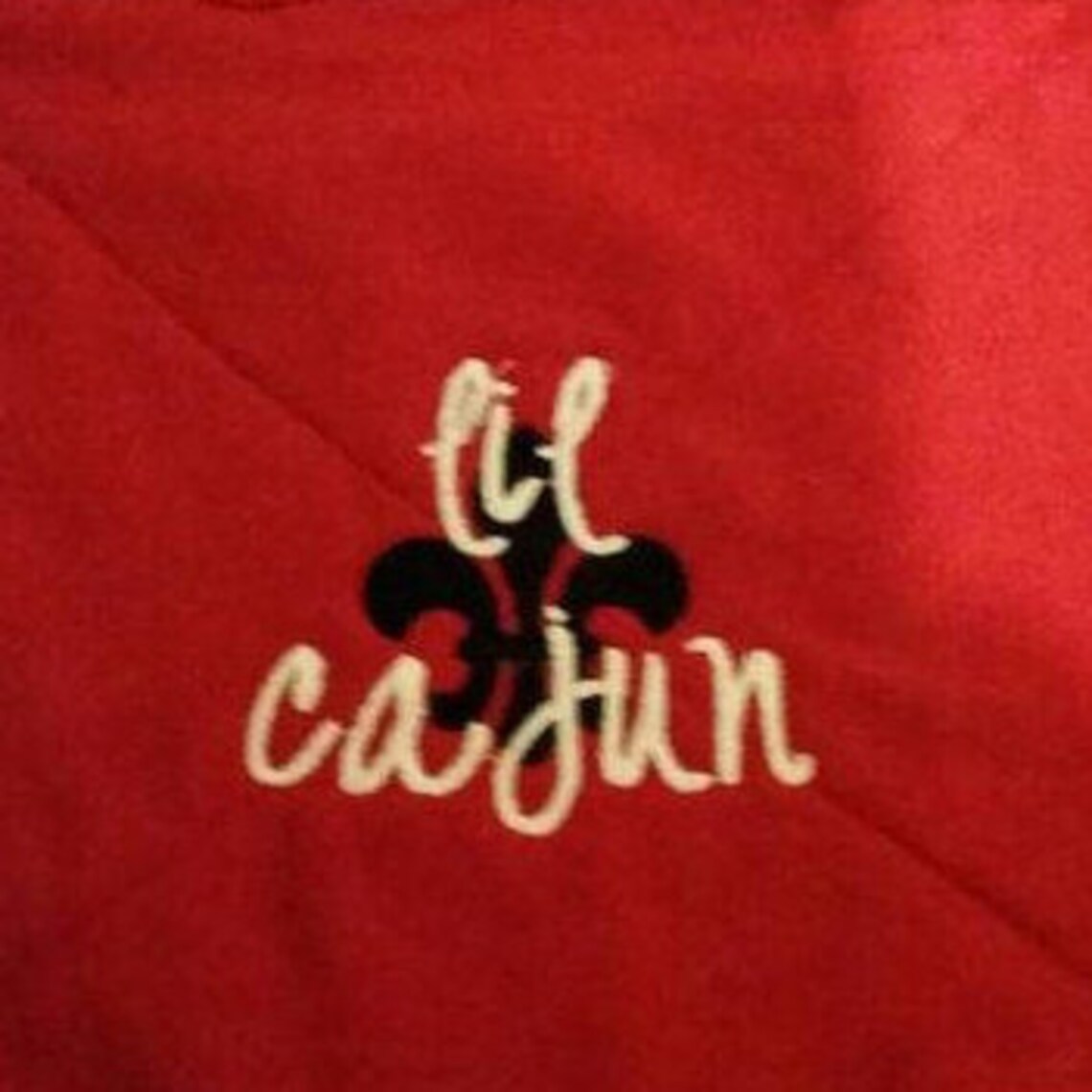 Lil Cajun Fleur De Lis Embroidery Design - Etsy