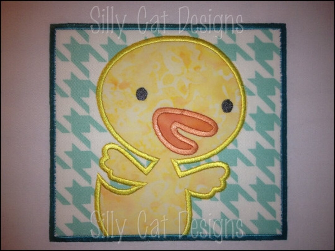 Chick Patch Applique Machine Embroidery Design - Etsy