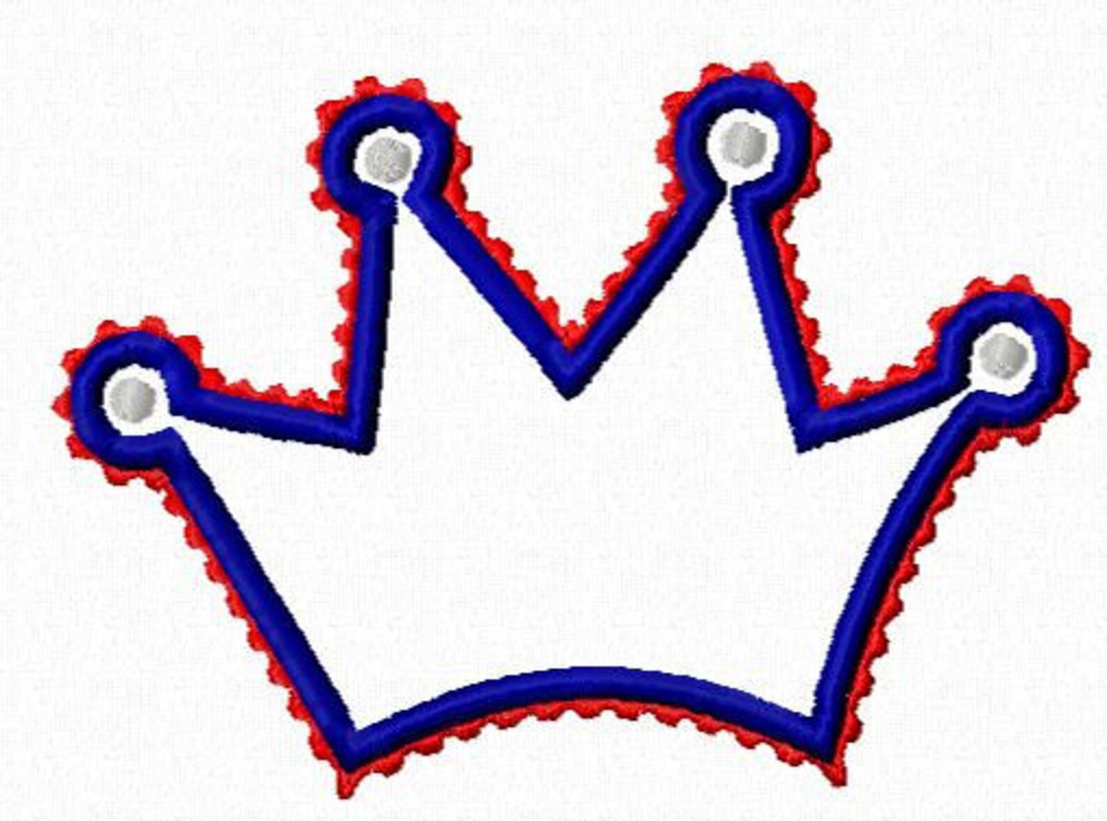 Crown Applique Machine Embroidery Design - Etsy