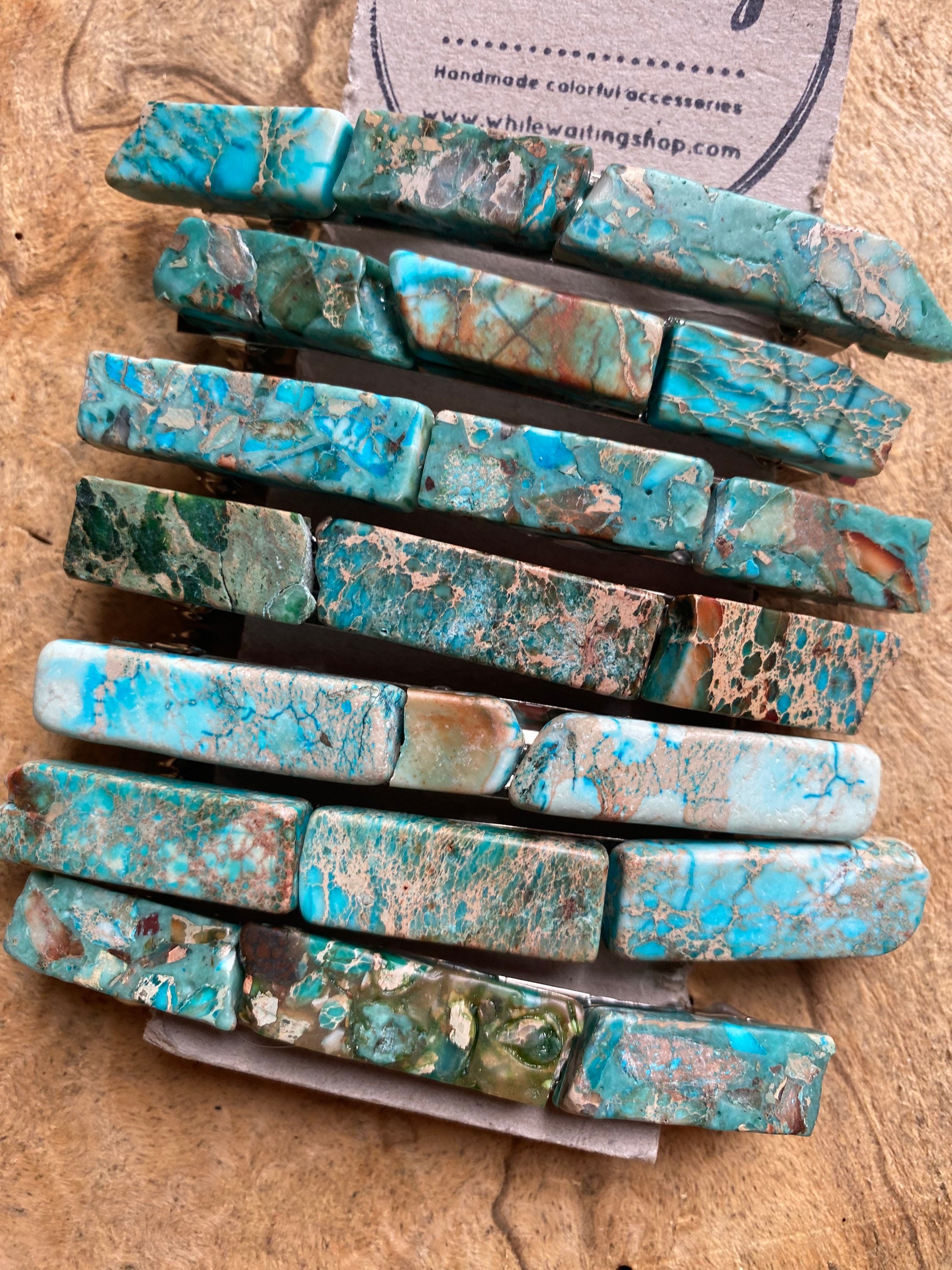 Turquoise Stone hair clip/ turquoise hair barrette / druzy hair clip ...