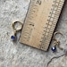 Vintage Sapphire Blue Glass Mini Huggies Hoops/ Small Hoop - Etsy