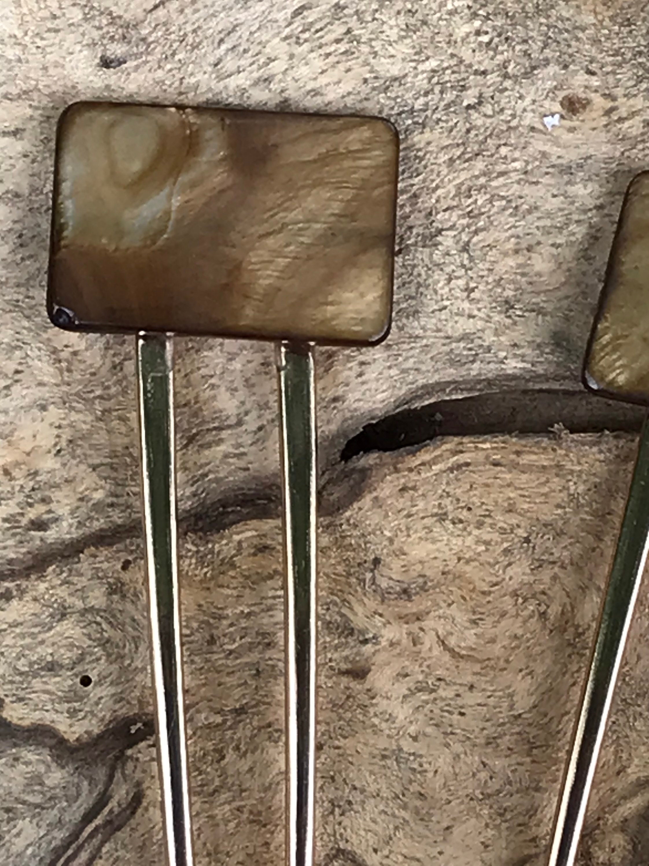 Modern gold shell hair fork/ rectangular hair fork/hair | Etsy