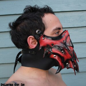 Ruby Dragon Slayer's Lower Half Mask - Etsy