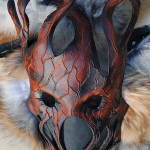 Leather Haunted Tree Ent Mask Banshee - Etsy