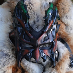 Earth Demon Lord Leather Mask - Etsy