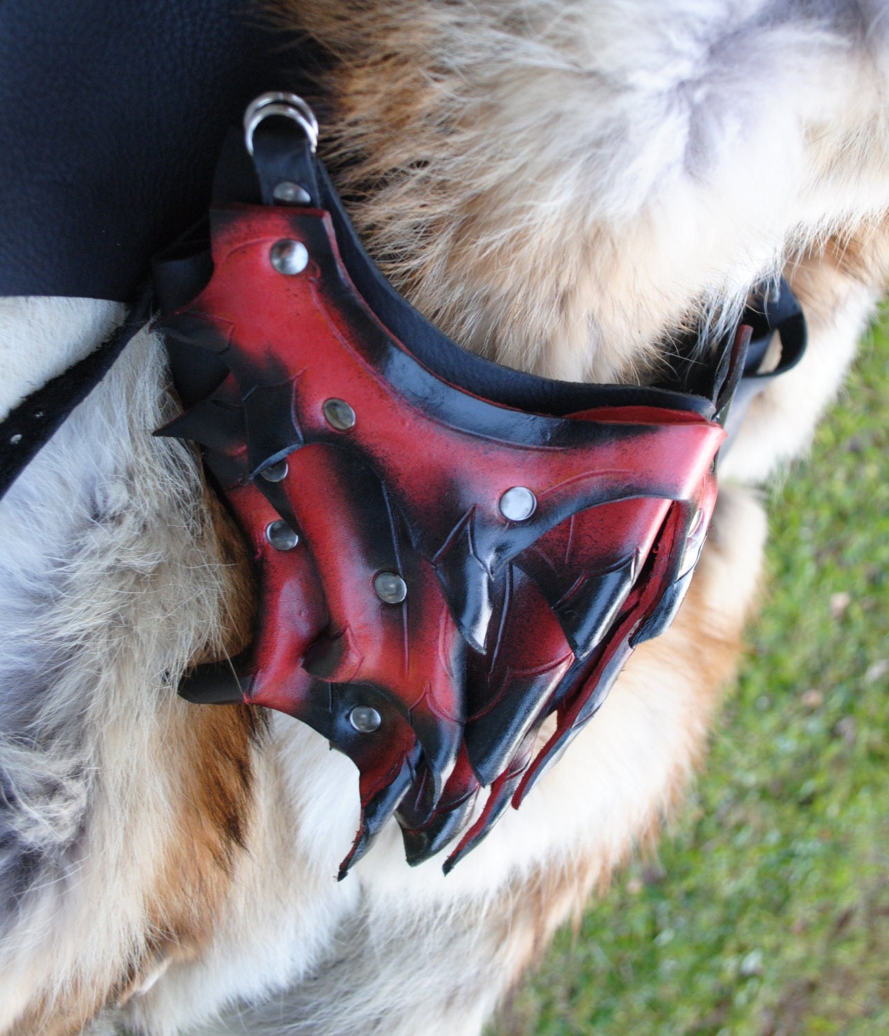 Ruby Dragon Slayer's Lower Half Mask - Etsy