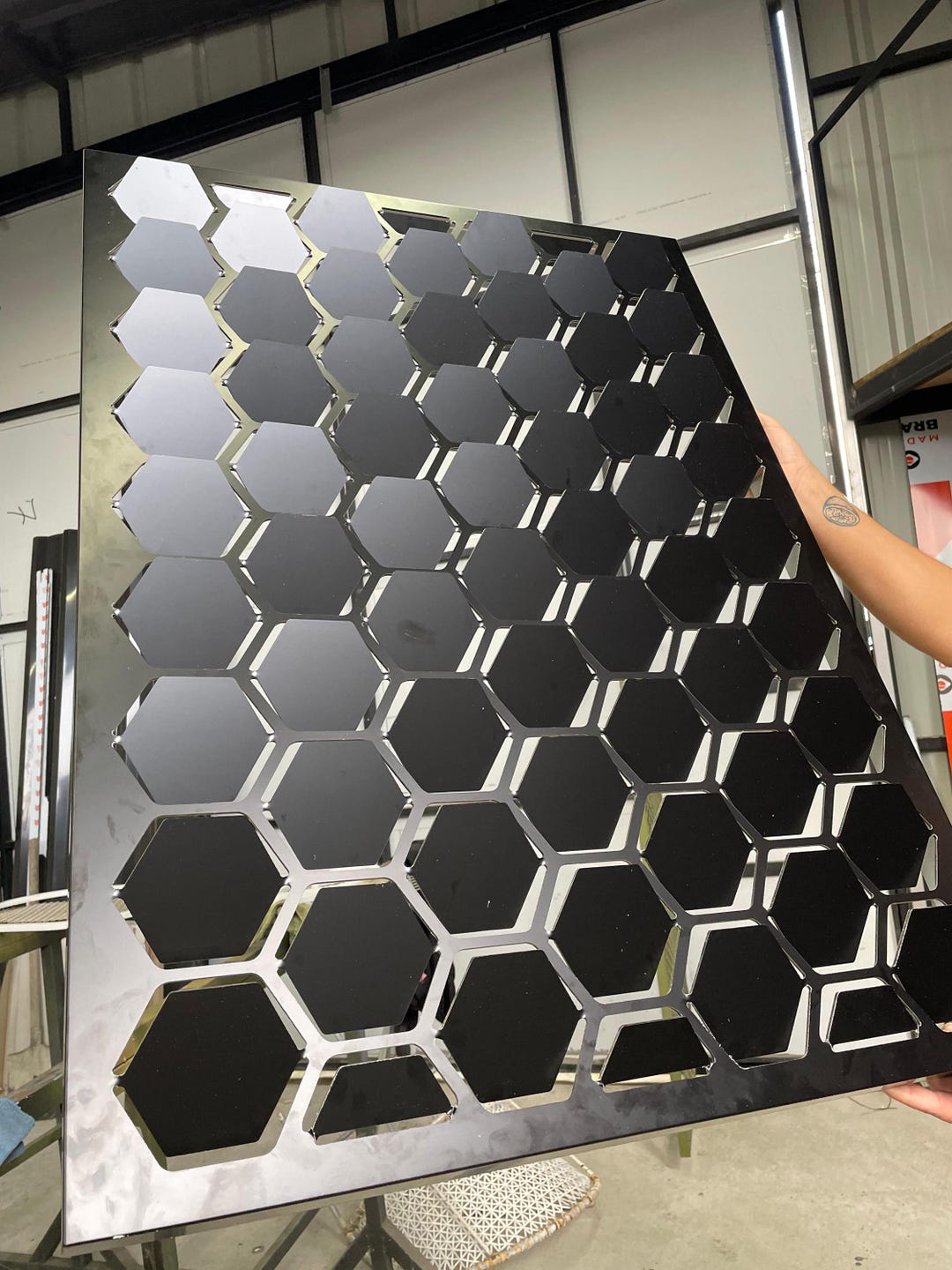 File for Hexagonal Perforated Brise ACM Panel - Etsy