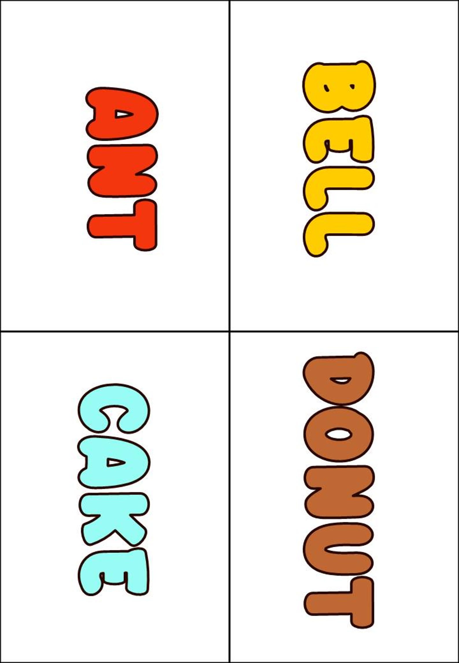 A–Z Flash Cards + Simple Reading Words for Early Learners - Etsy