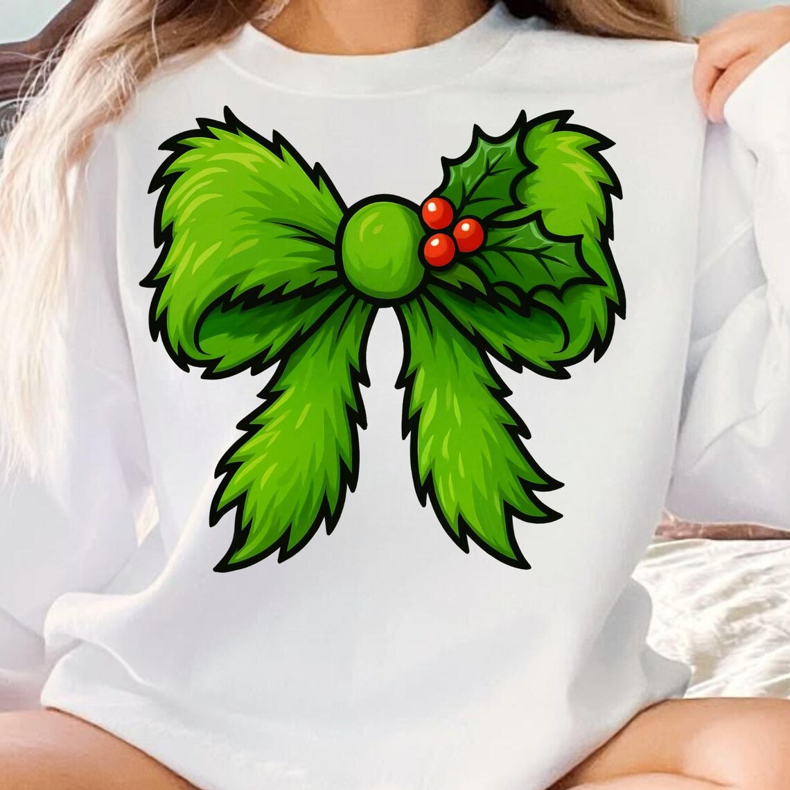Grinch Christmas PNG Bundle, Holiday Sublimation Clipart (instant ...