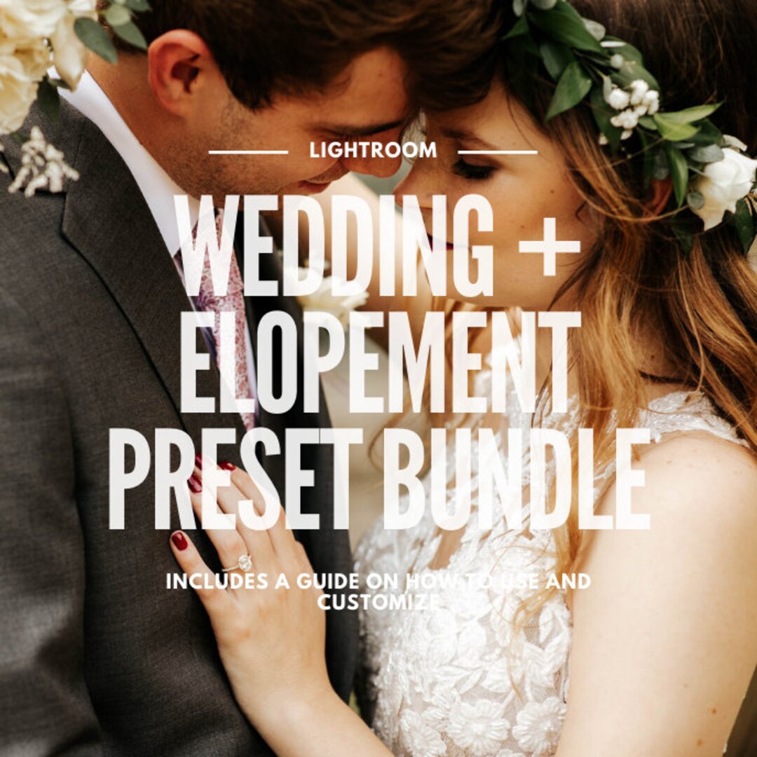 Wedding & Elopement Preset Bundle - Etsy