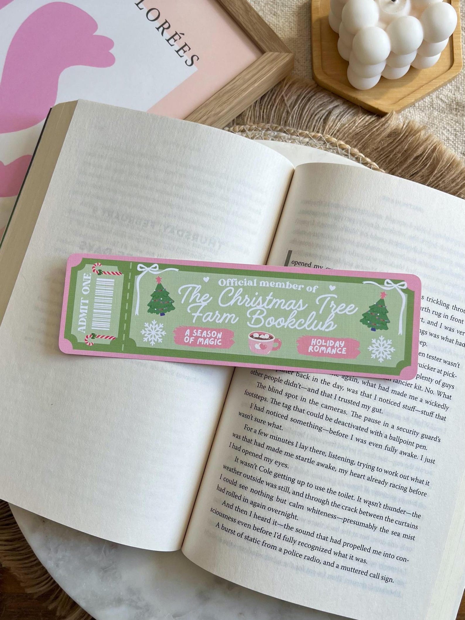 The Christmas Tree Farm Bookmark | Bookish Bookmarks | Double Sided ...