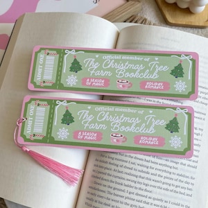 The Christmas Tree Farm Bookmark | Bookish Bookmarks | Double Sided ...