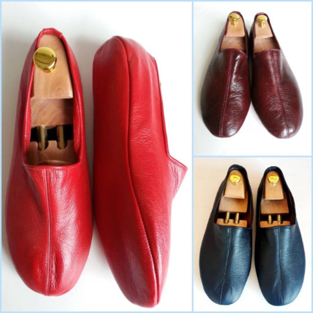 ONLY Big Size Leather Handmade Slipper 46 - 47 - 48 -49 Euro Size - Etsy