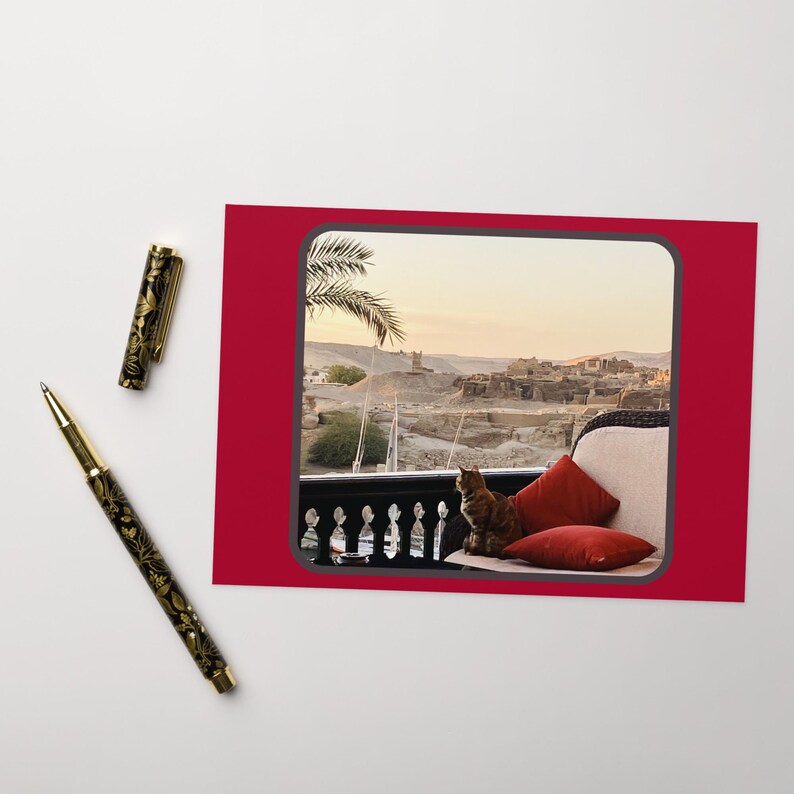 X at the Cataracts Greeting Card • Egypt Travel Photography Card • Gift ...