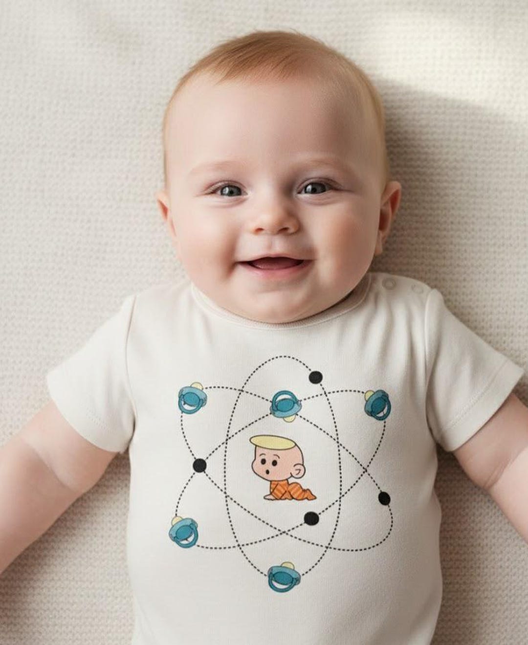 Baby Scientist Vest, Future Physicist Bodysuit, Funny Atom Baby Grow ...