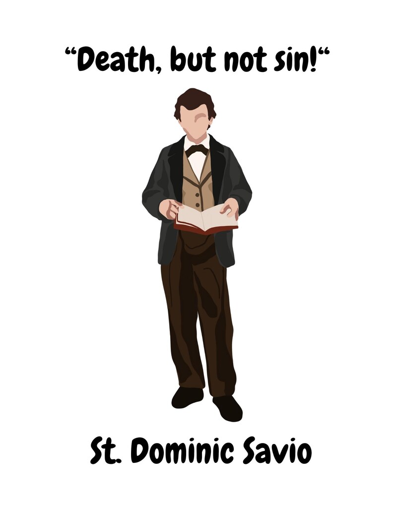 St. Dominic Savio Printable - Etsy