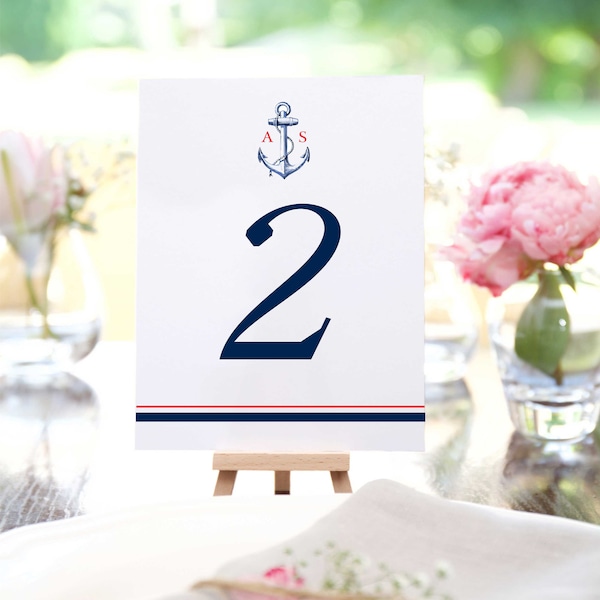 Nautical Table Numbers - Etsy