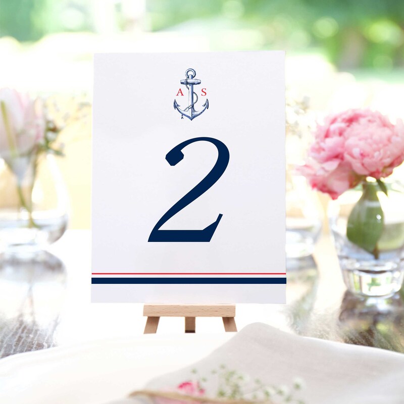 Nautical Table Numbers - Etsy
