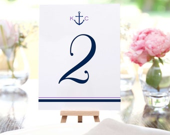 Nautical Table Number - Etsy