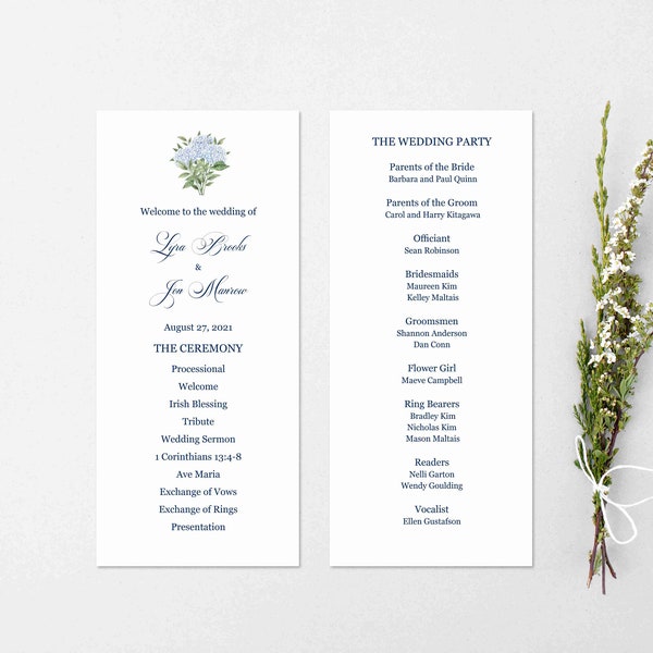 Hydrangea Program - Etsy