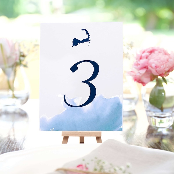 Beach Table Numbers - Etsy