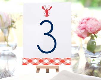 Custom Table Numbers - Etsy