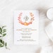Pumpkin Wreath Invitation Fall Invitation Autumn Invitation - Etsy
