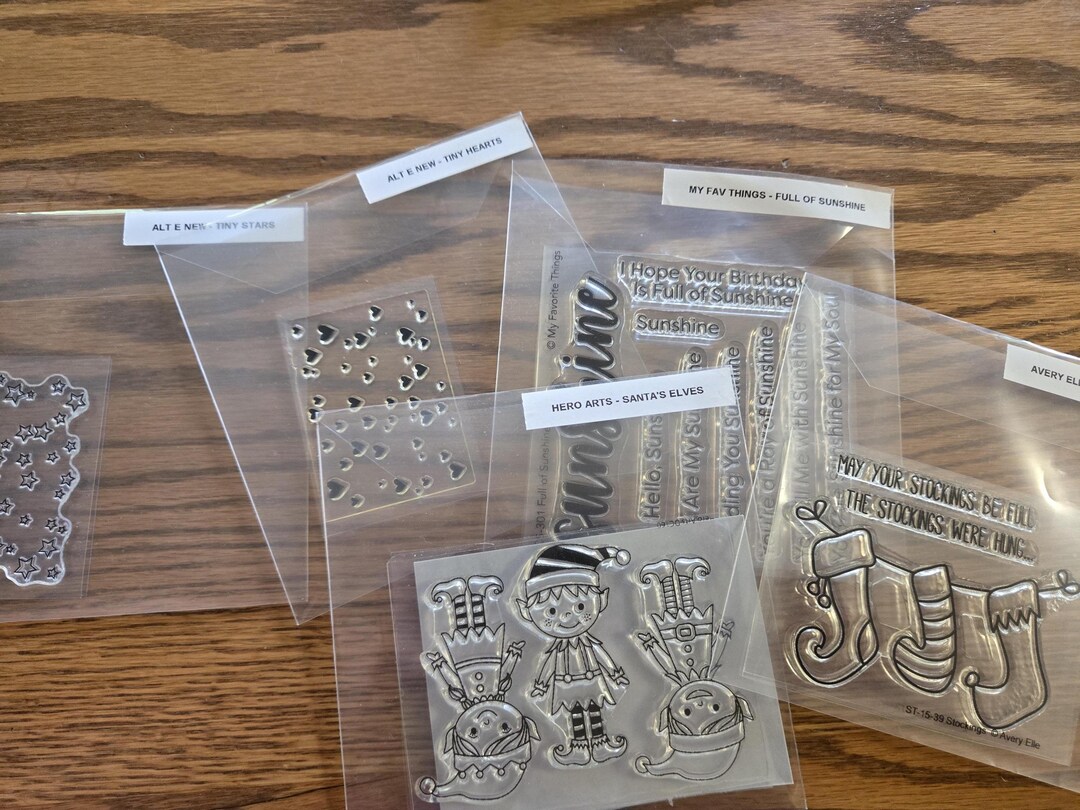 Various Clear Stamps - Avery Elle, Hero Arts, My Favorite Things, Alt E ...