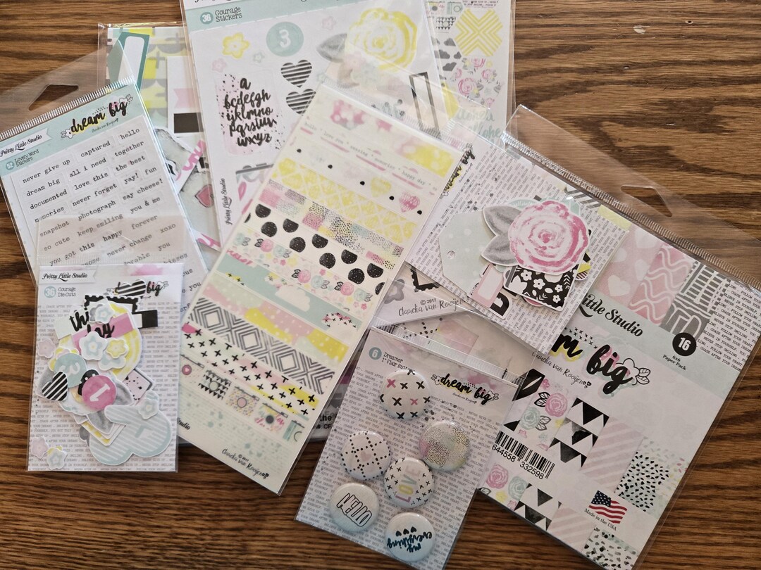 Dream Big Scrapbooking Kit - Pretty Little Studio - Etsy