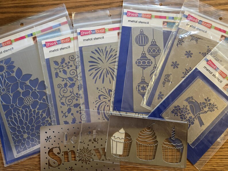 Metal Stencils by Stampendous!, Dreamweaver - Etsy