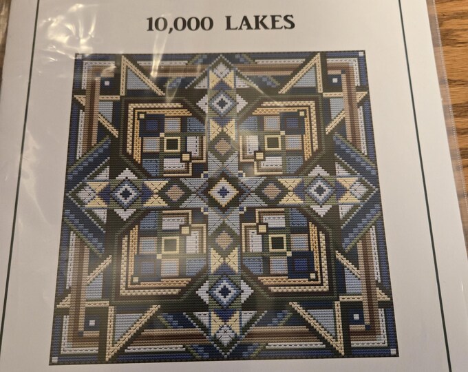 10,000 Lakes Cross Stitch Pattern - Carolyn Manning Designs - Etsy