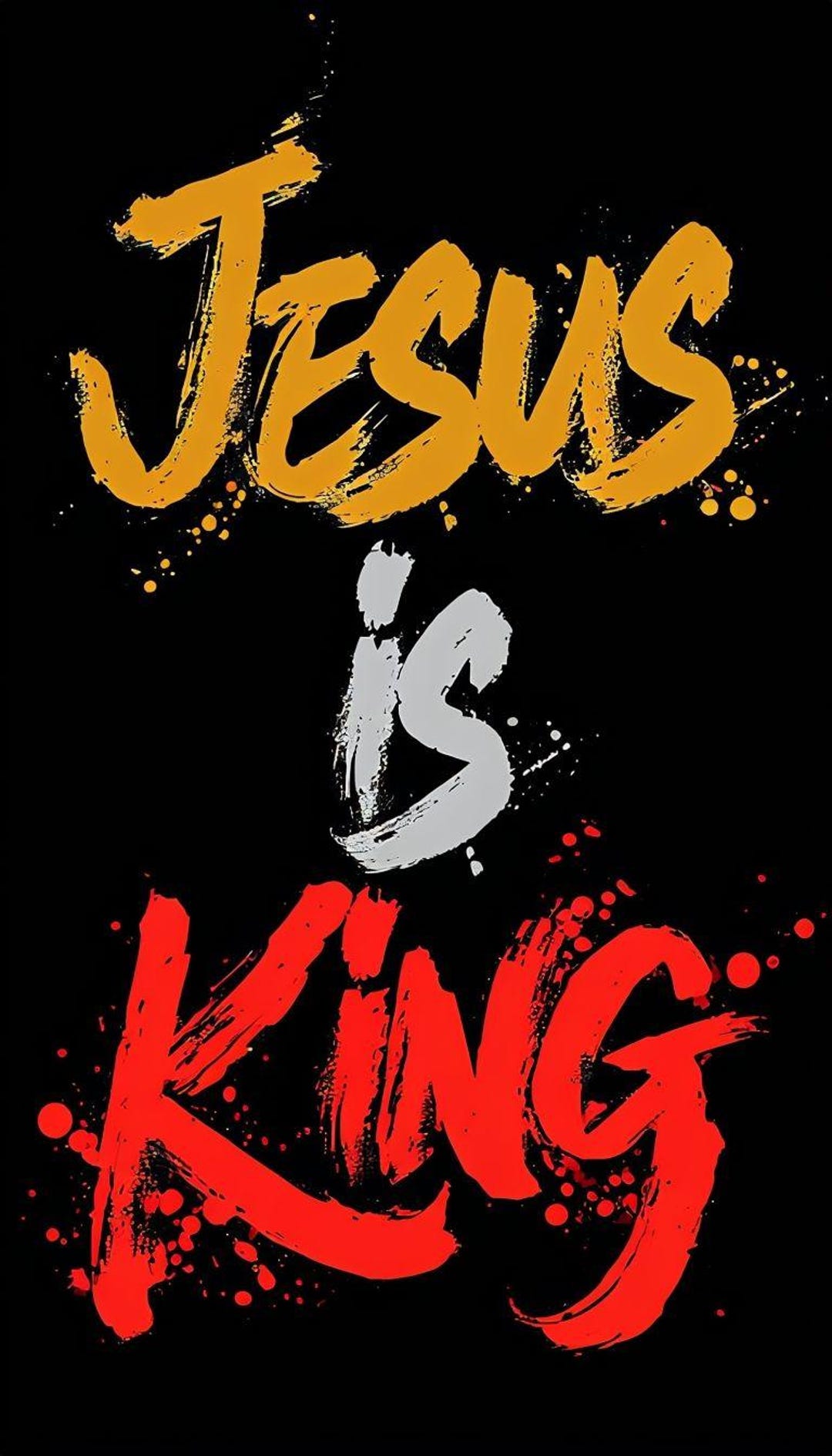 Jesus is King Printable - Etsy