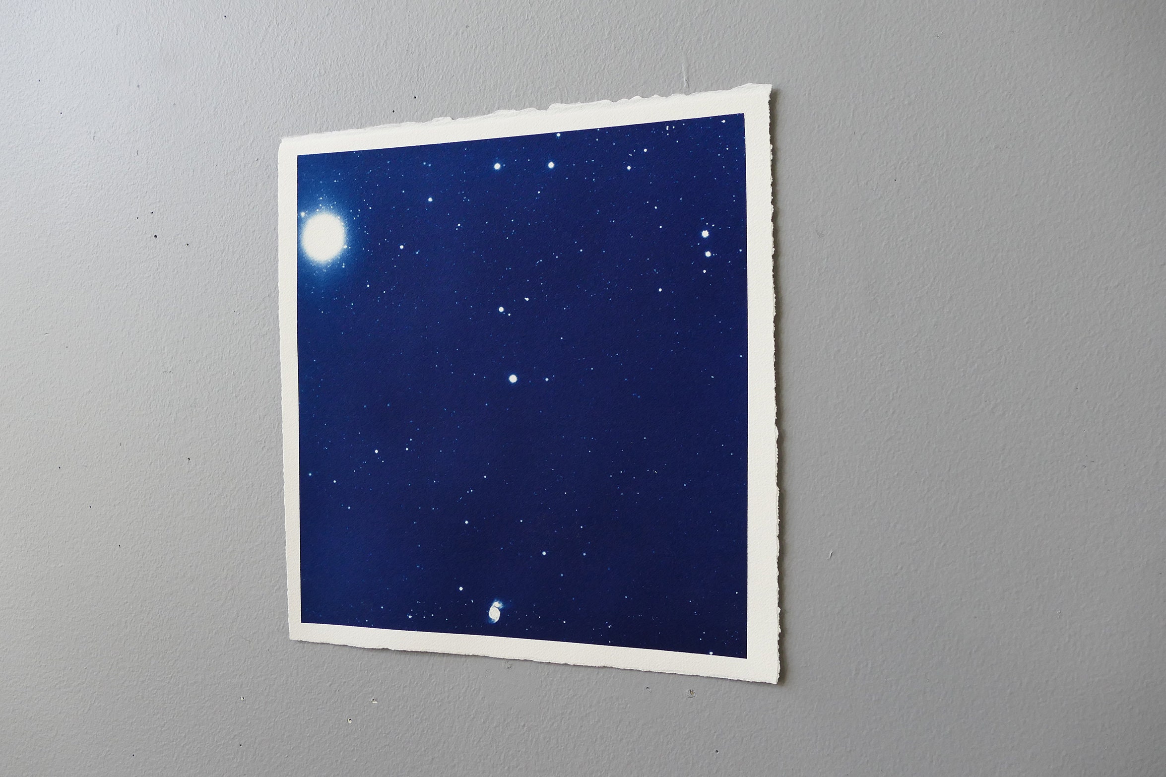 Star Field Cyanotype Hand Printed Photo Original Work on - Etsy