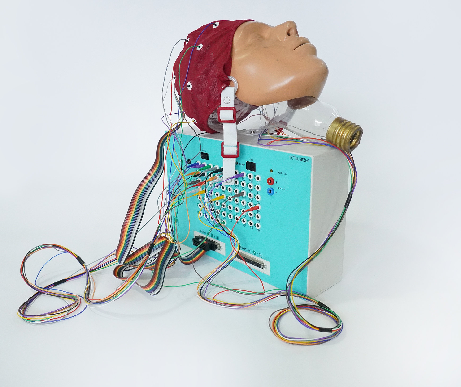 Vintage EEG Brain Mapping Devices Headbox and Elecrode Cap - Etsy