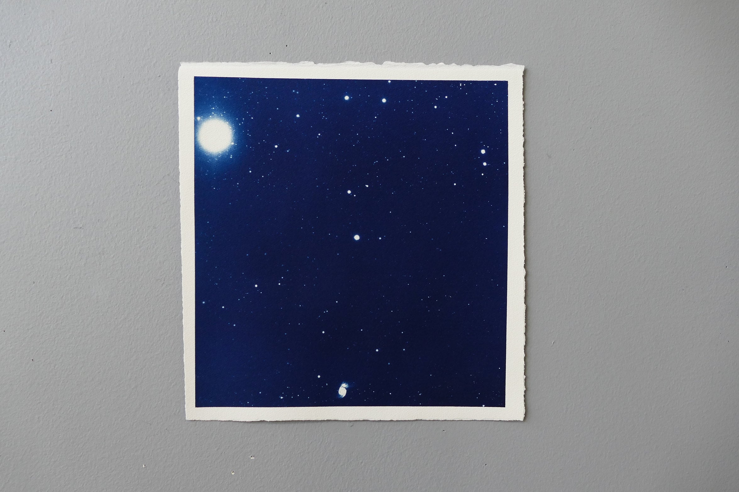 Star Field Cyanotype Hand Printed Photo Original Work on - Etsy