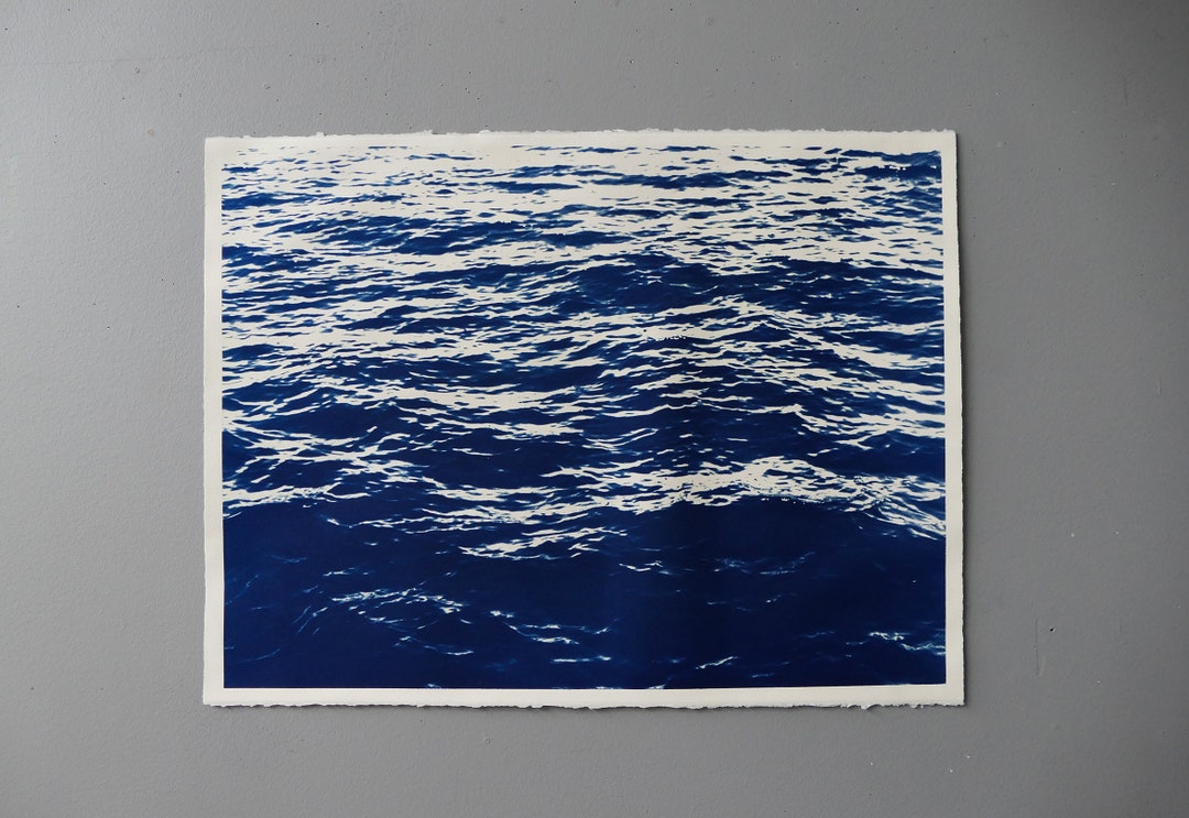 Water Cyanotype on Heavy Watercolor Paper High Quality Hand Made ...