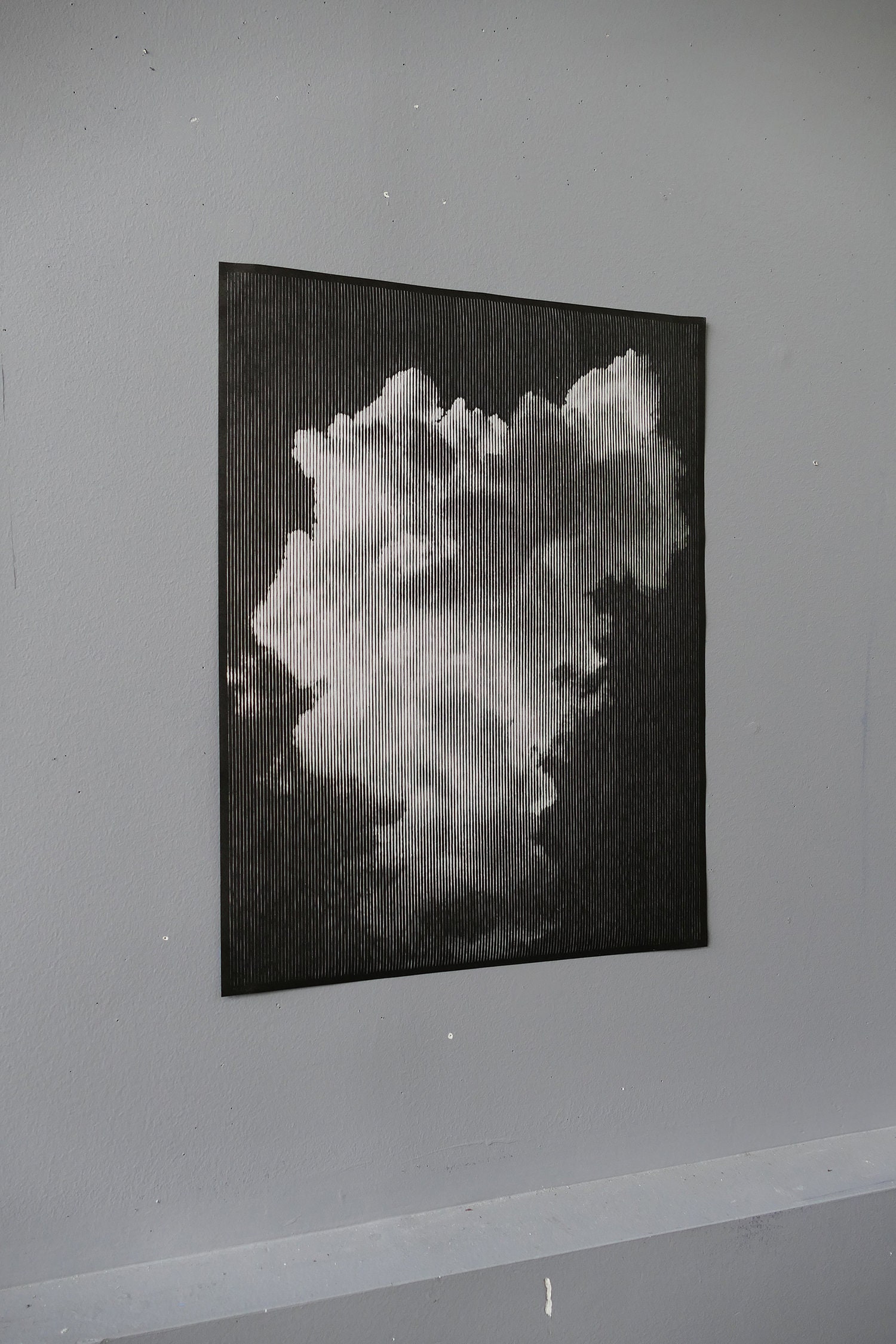 Cloud Series 02 Original Woodcut Signed - Etsy