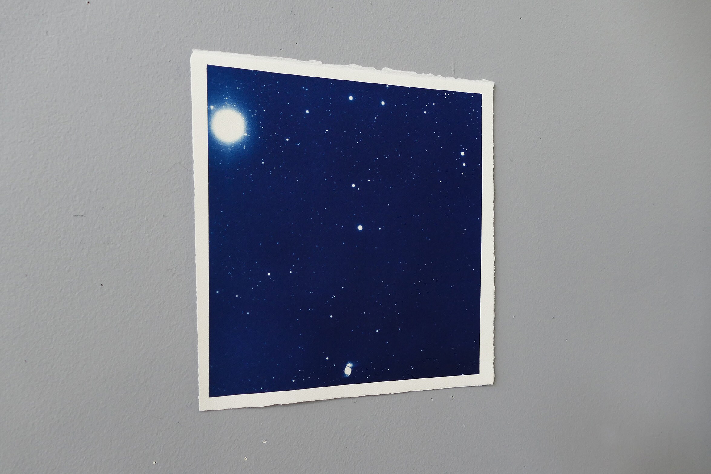 Star Field Cyanotype Hand Printed Photo Original Work on - Etsy