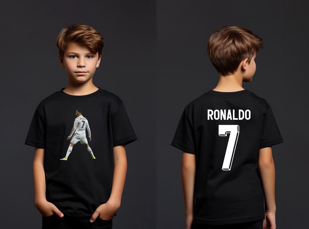 Youth Ronaldo Soccer T-shirt, Ronaldo Soccer Shirt, Kids Ronaldo ...