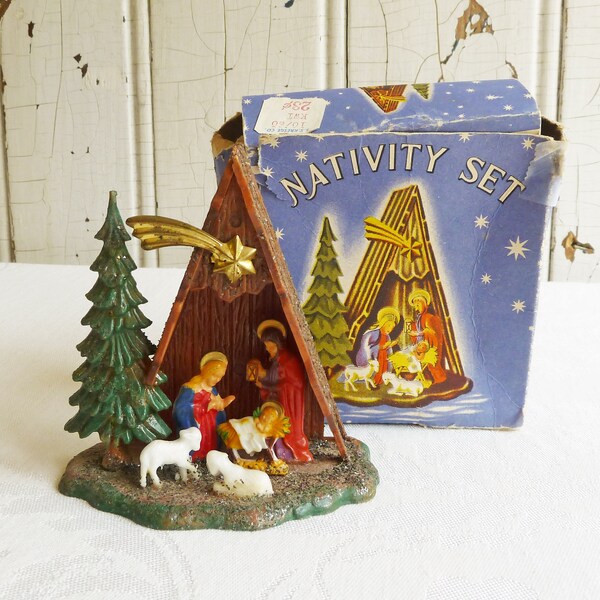 Plastic Nativity - Etsy