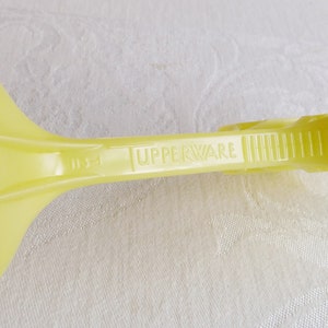 1950s Tupperware Salad Tongs in Original Box Yellow Plastic Salad Fork ...