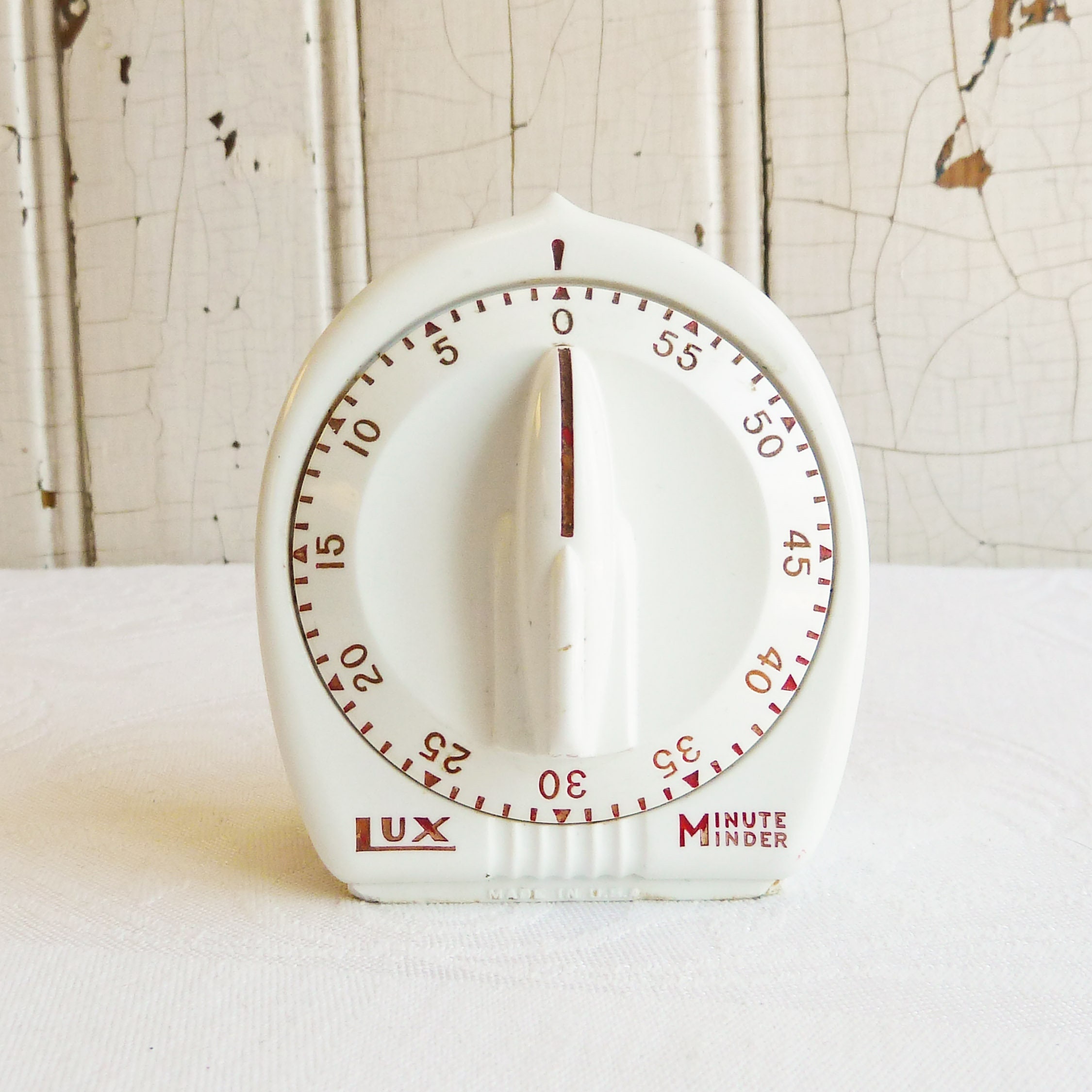 Lux Minute Minder Kitchen Timer Large Working Classic Style Egg Timer ...