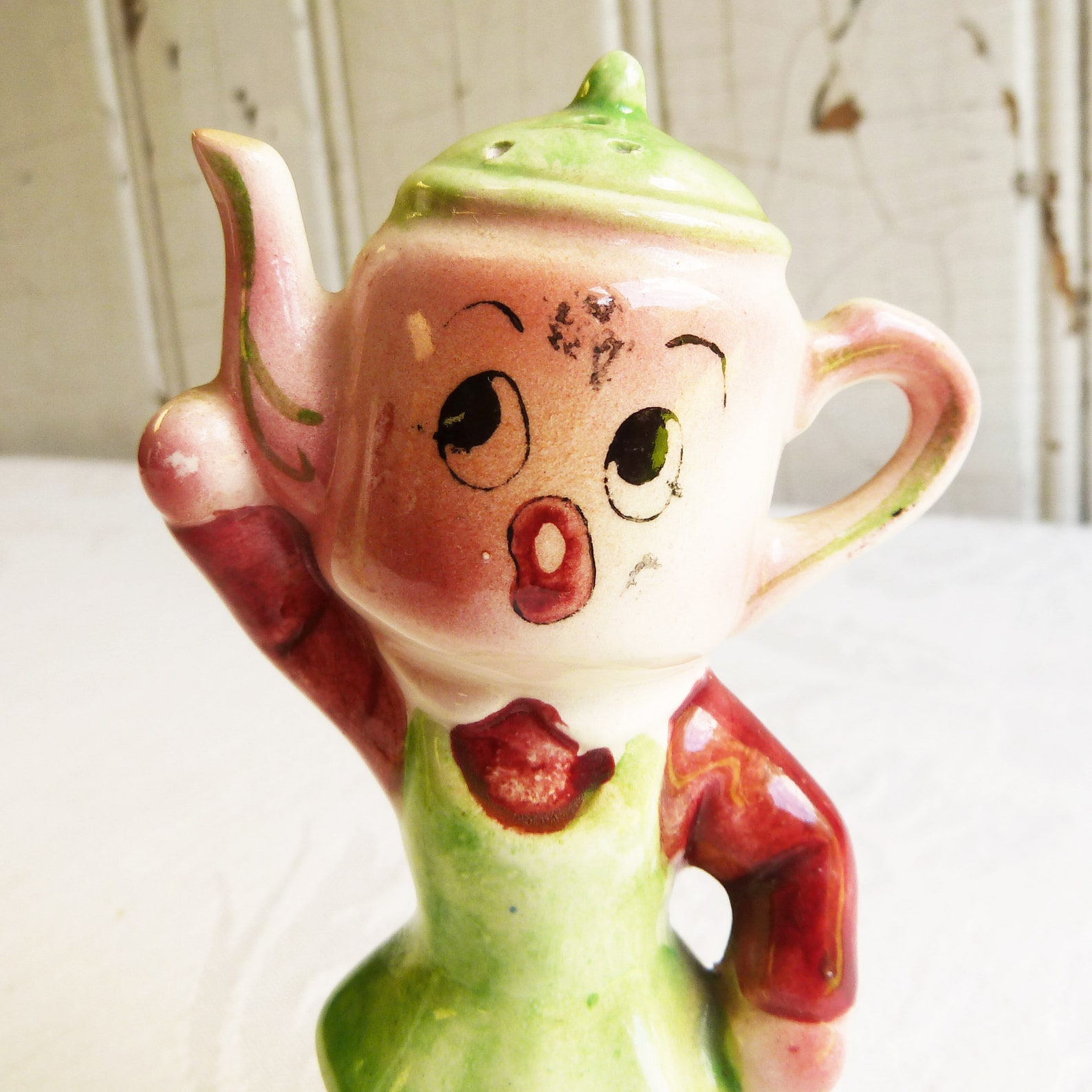 1950s Teapot and Coffee Pot Salt & Pepper Set Elvin Japan ...