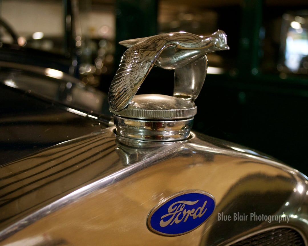 1931 Ford Model A Victoria Coupe Hood Ornament Print - Etsy