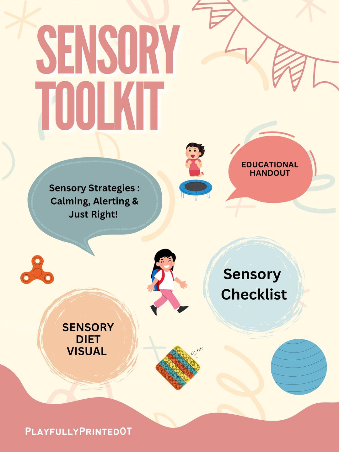 Sensory Toolkit for Kids – Visual Supports, Checklist, Strategies ...